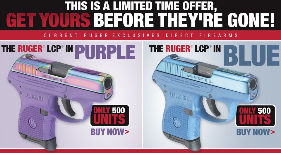 Want A Limited Edition Ruger LCP In Blue Or Purple? | Concealed Nation