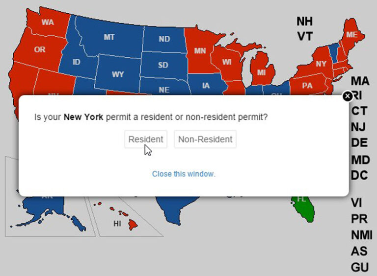 Did You Know There's An Interactive Concealed Carry Reciprocity Map Out ...