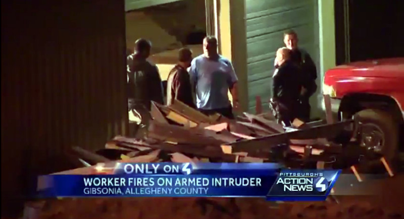 Armed Robber Gets Chased Through The Woods After Armed Landscaper Flips ...