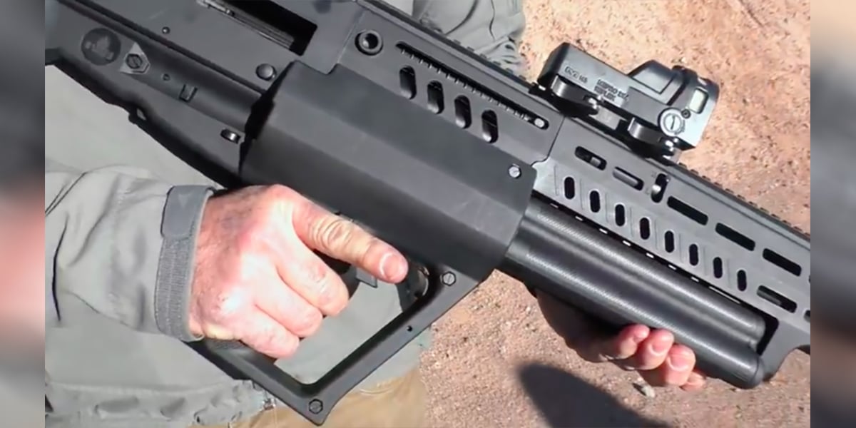 Shooting IWI's TAVOR TS12 Rotary Shotgun [2018 SHOT Show Range Day ...