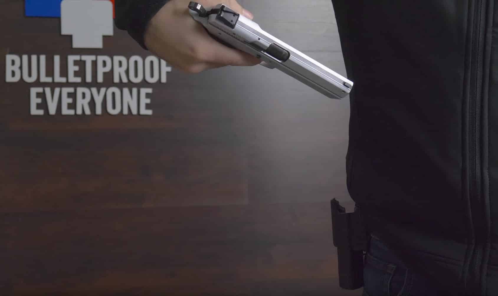 Watch This Guy Literally Stand Behind His Product: The Bulletproof ...