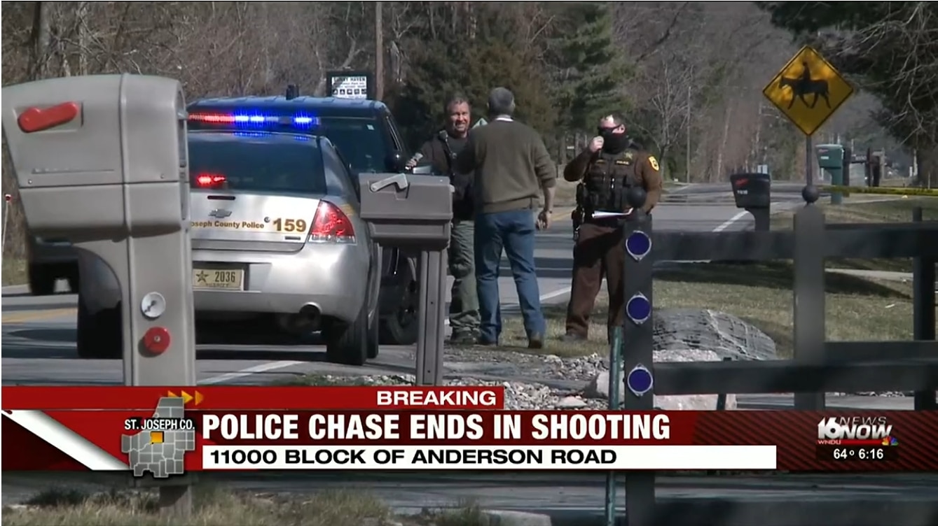 Suspect Hiding In Outbuilding Following Police Chase Shot By Homeowner ...