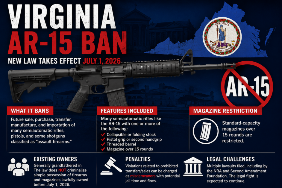 Virginia "Assault Weapons" Ban: Governor Signs SB 749, Triggers ...